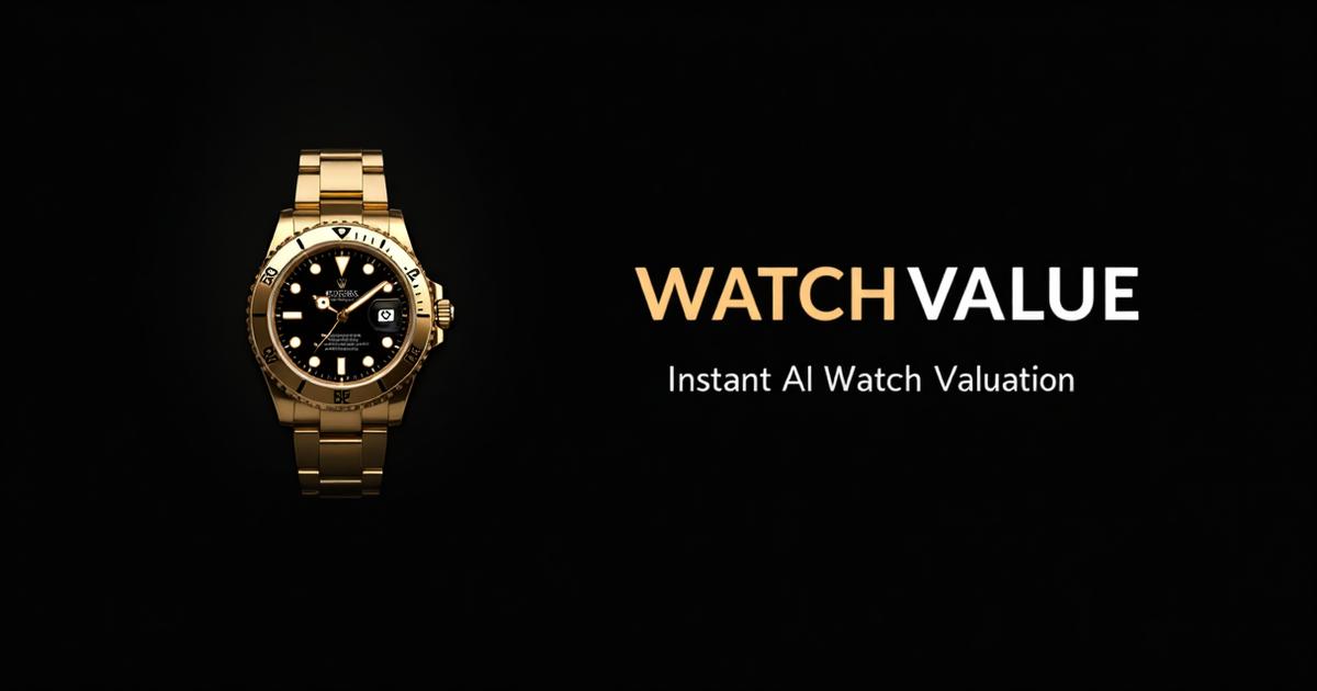 WatchValue - Instant AI Watch Identification & Valuation